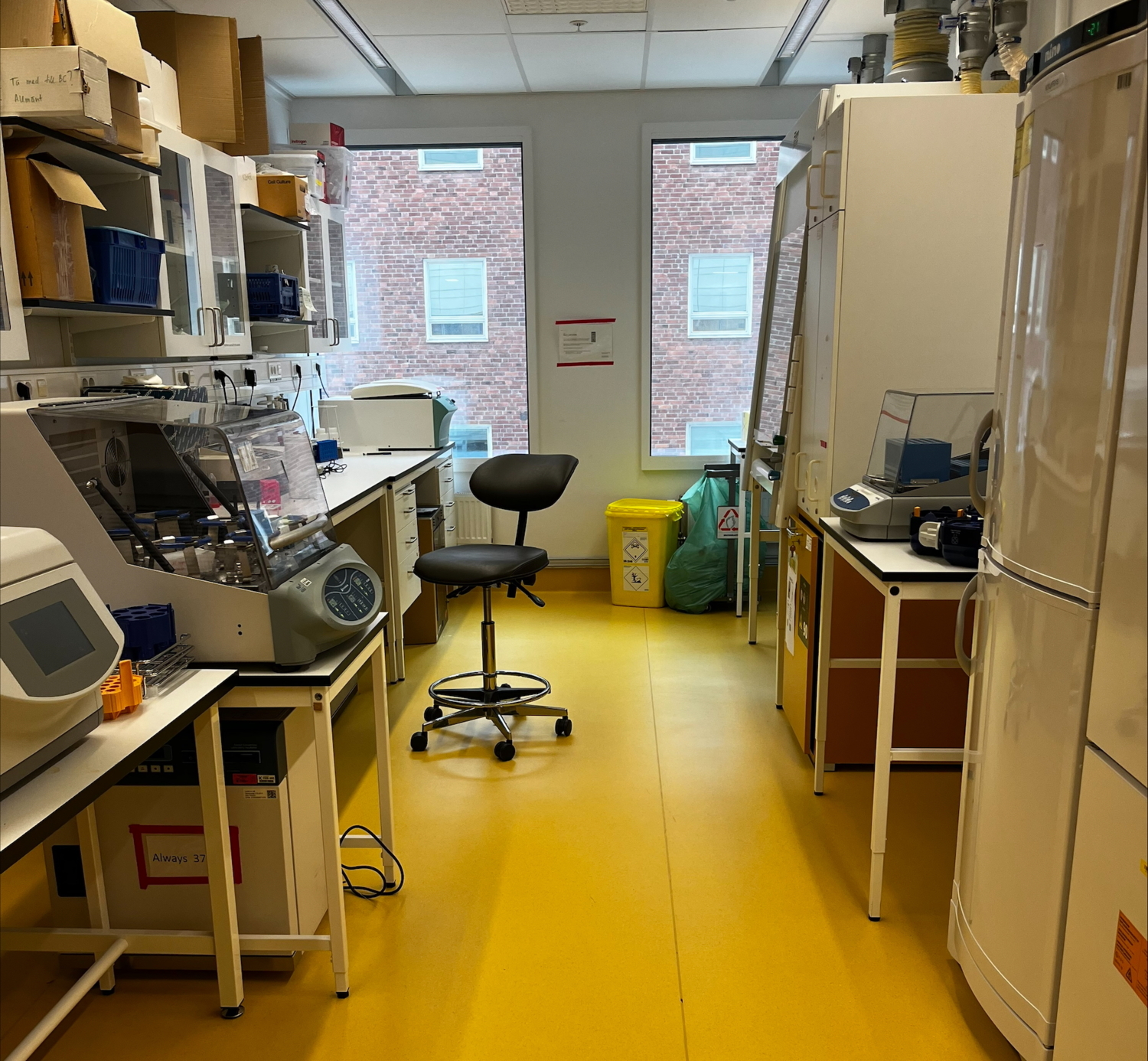Bacteria lab Core facility at BioClinicum | Karolinska Institutet