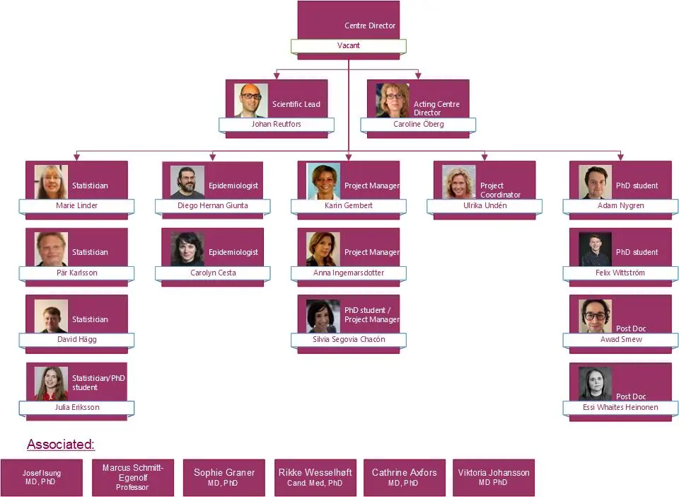 CPE Organogram | Karolinska Institutet
