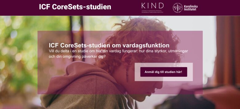 ICF Core Sets for ADHD and autism | Karolinska Institutet