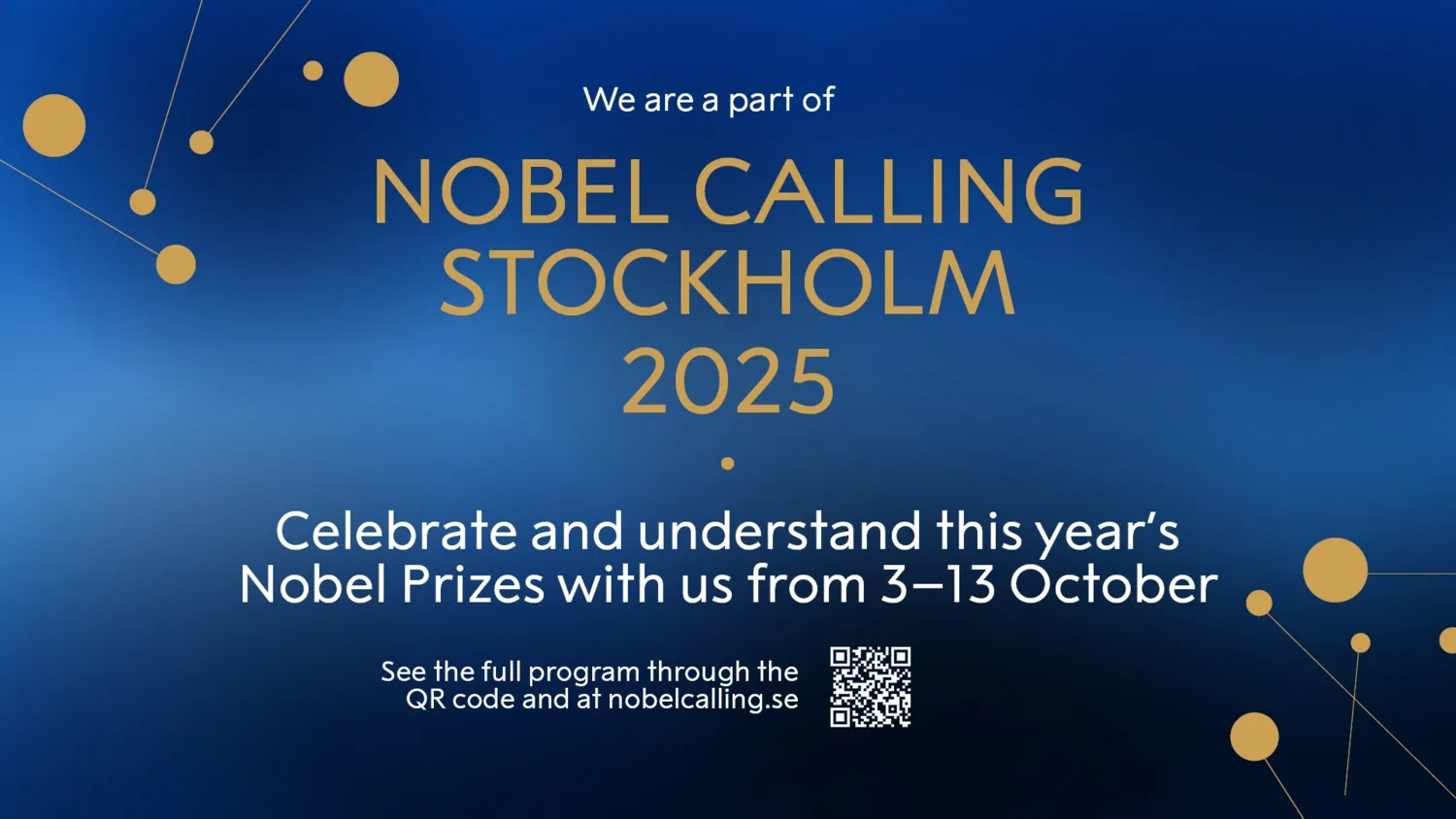Nobel Calling 2025 at Karolinska Institutet | Karolinska Institutet